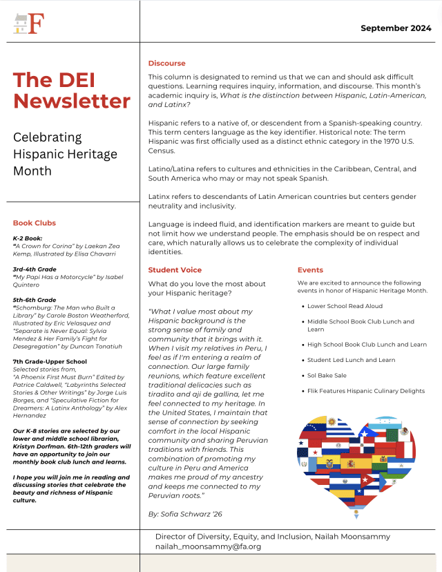 Diversity, Equity, and Inclusion | Friends Academy