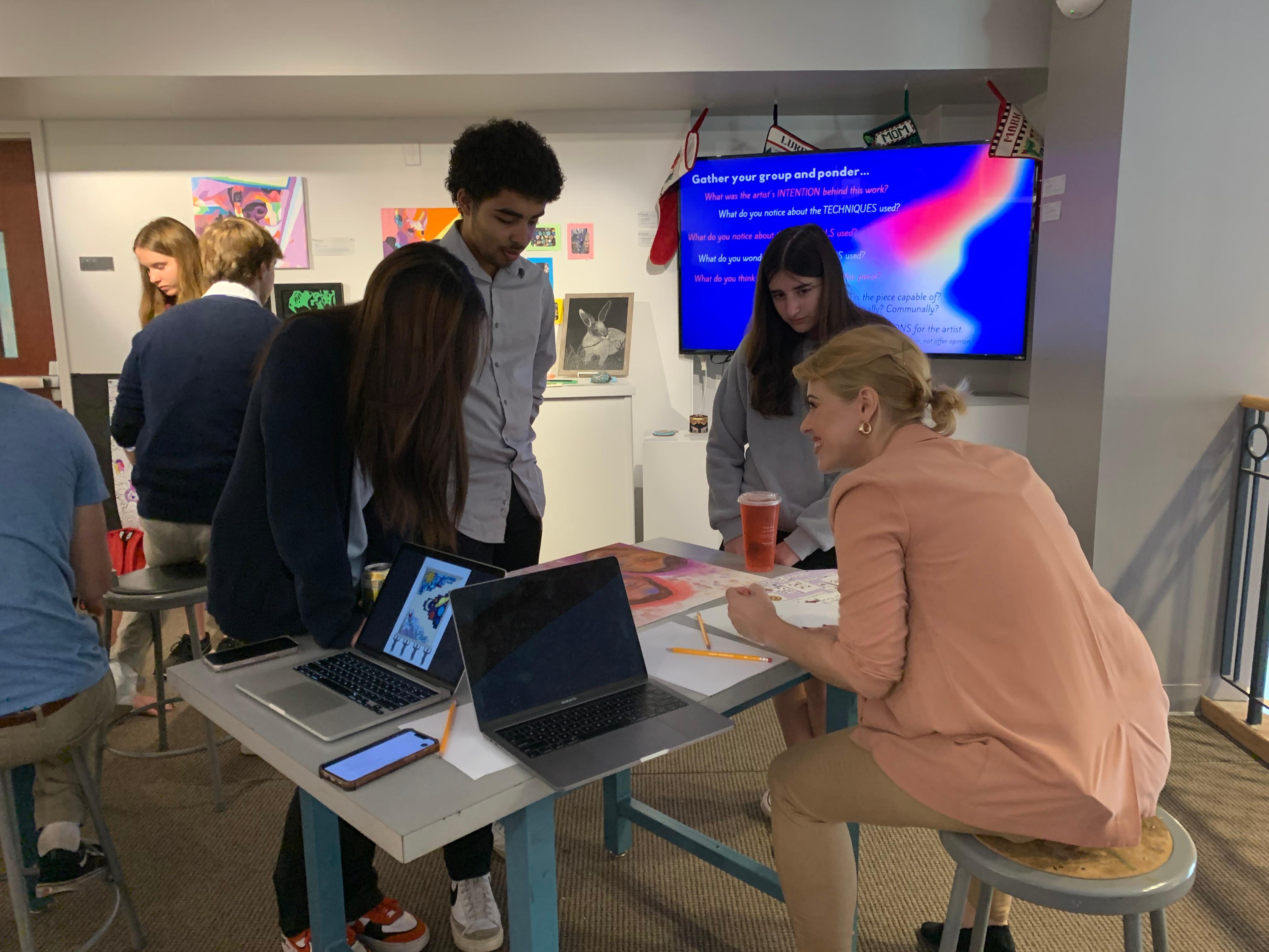 Student Pop-Up exhibit builds art community