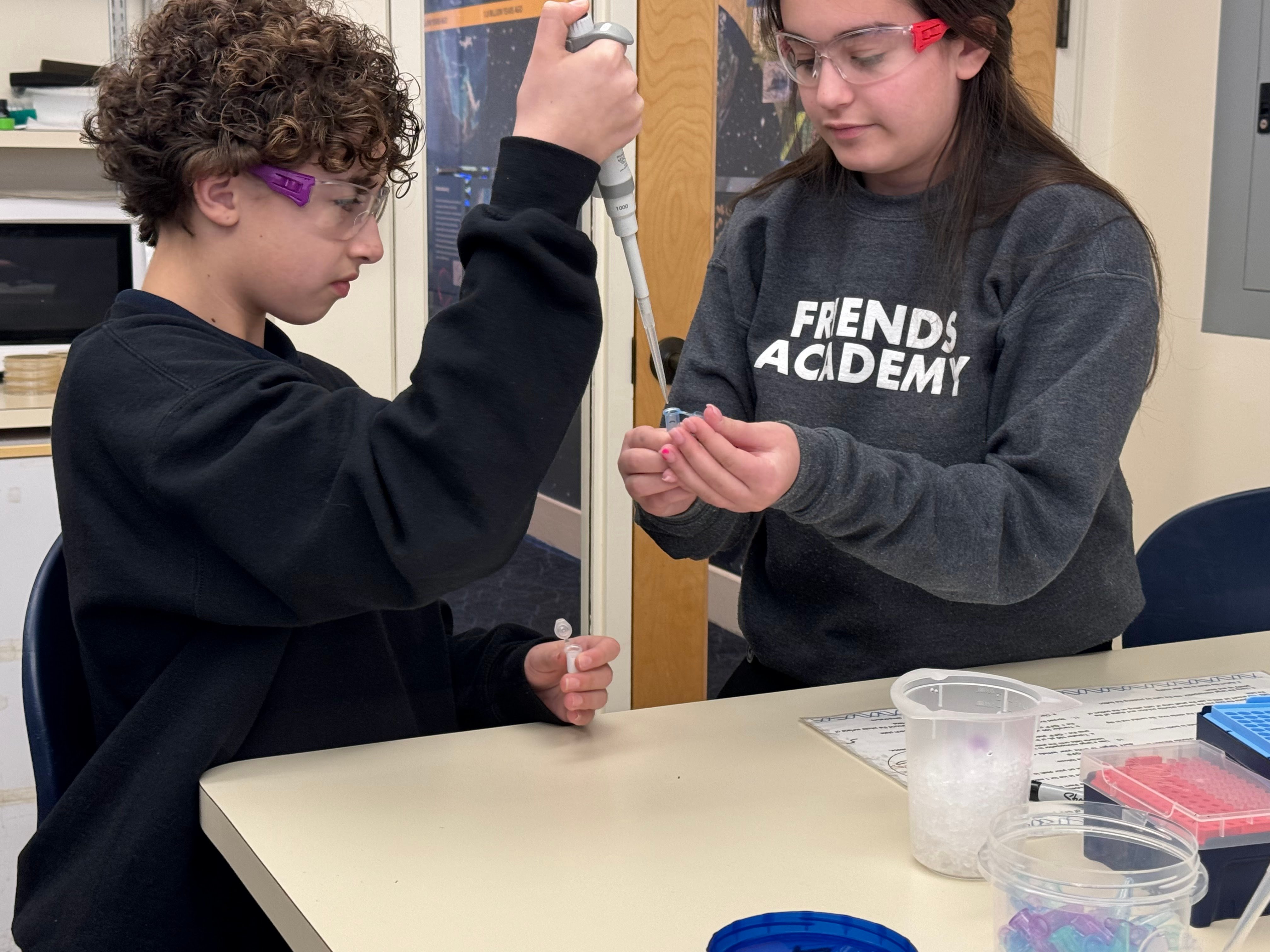 7th graders go hands-on with genetic engineering using CRISPR